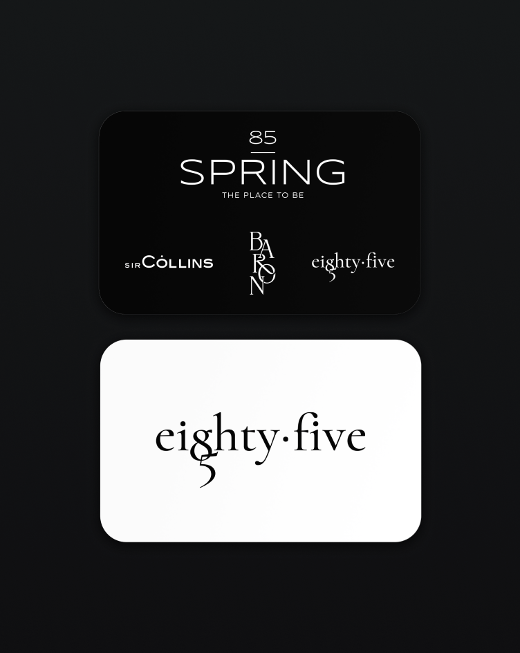 Gift Cards - 85 Spring
